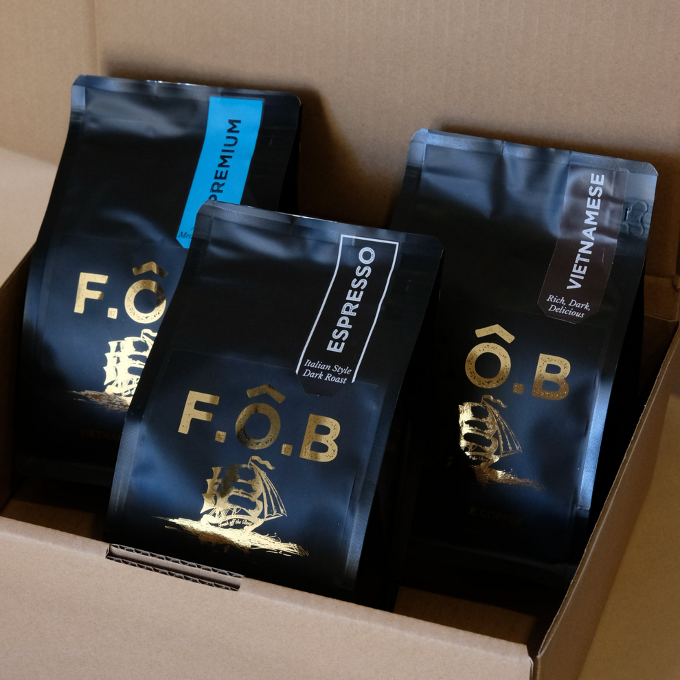 FOB BOX x3 Styles – F.O.B Vietnamese Coffee