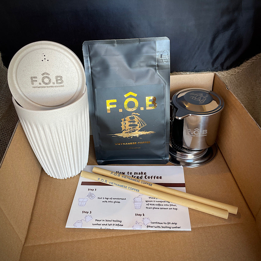 HUSKEE Cup Box Set – F.O.B Vietnamese Coffee
